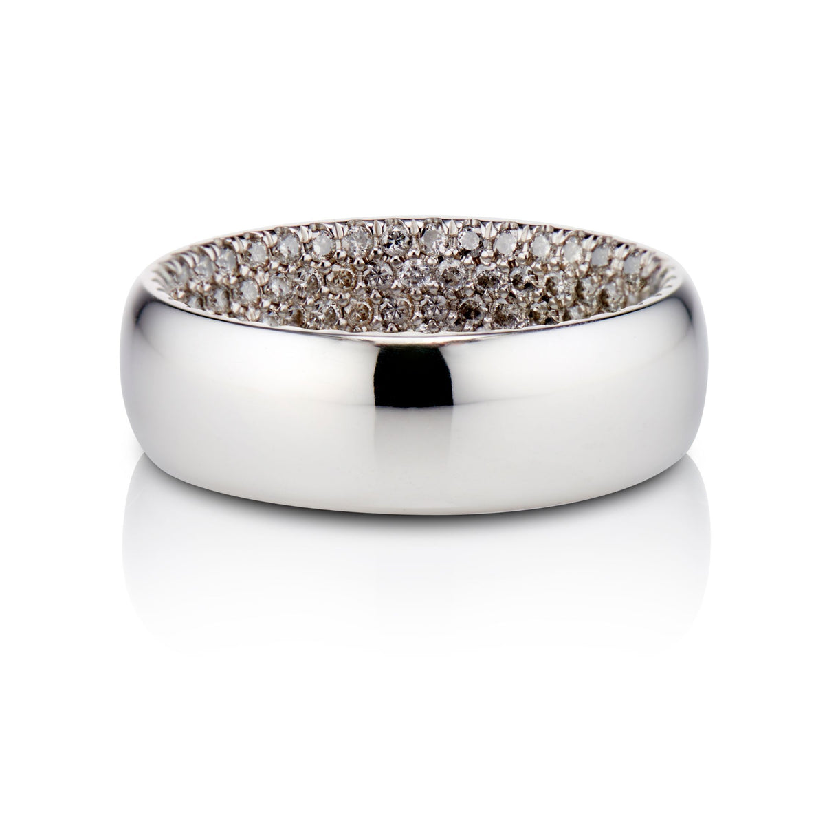 Matisse Pavé Band in Platinum – David Alan